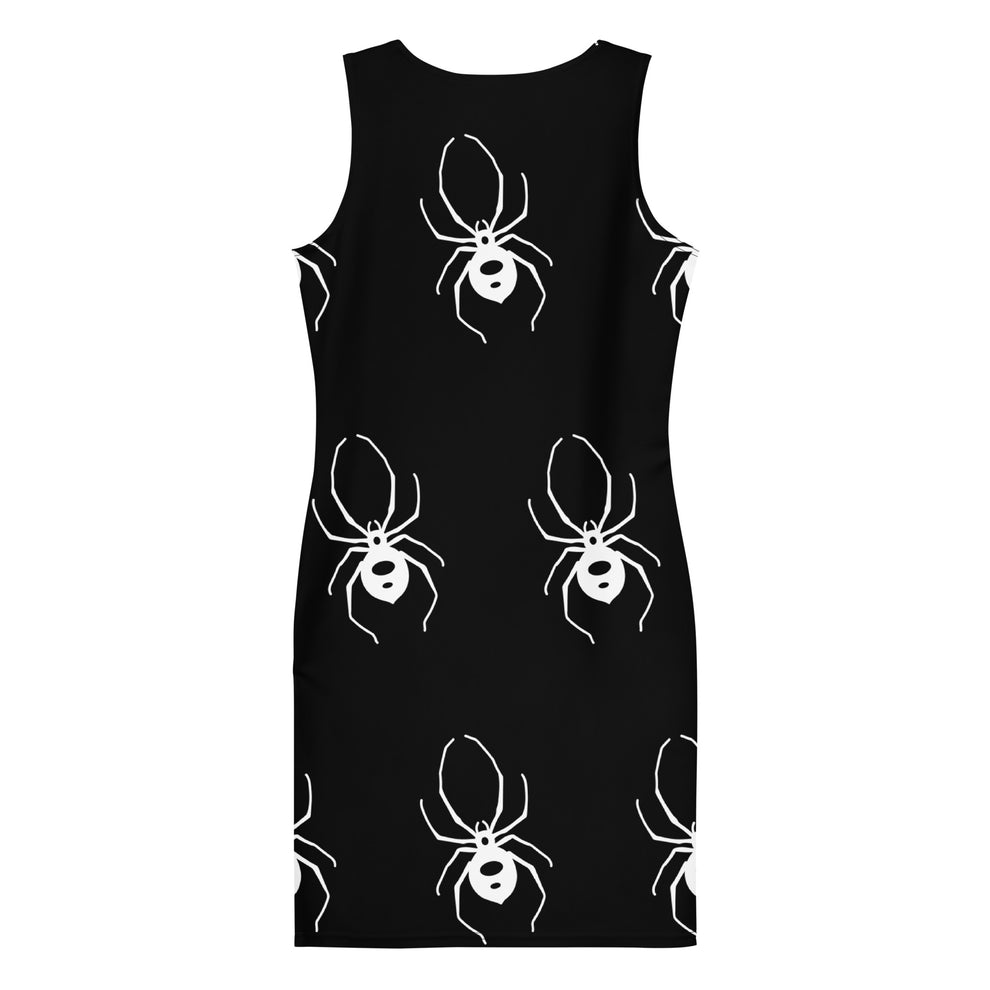 BLACK WIDOW FITTED DRESS – SCAMP+TRAMP