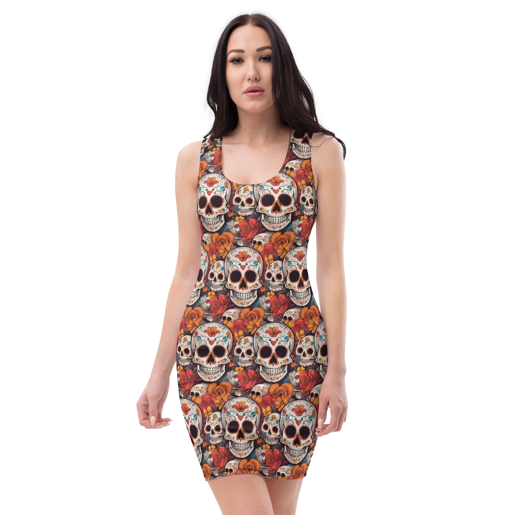 DIA DE LOS MUERTOS FITTED DRESS – SCAMP+TRAMP
