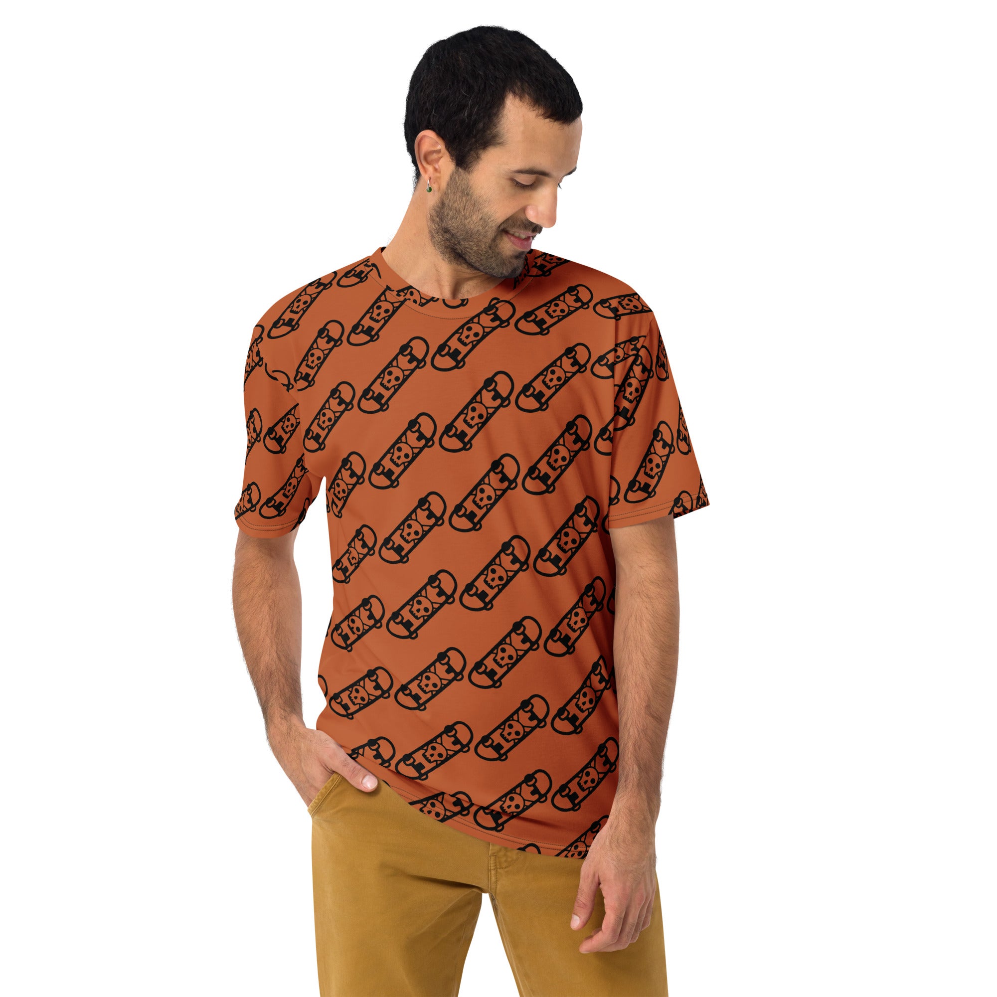 ORANGE SKATEBOARD TEE – SCAMP+TRAMP