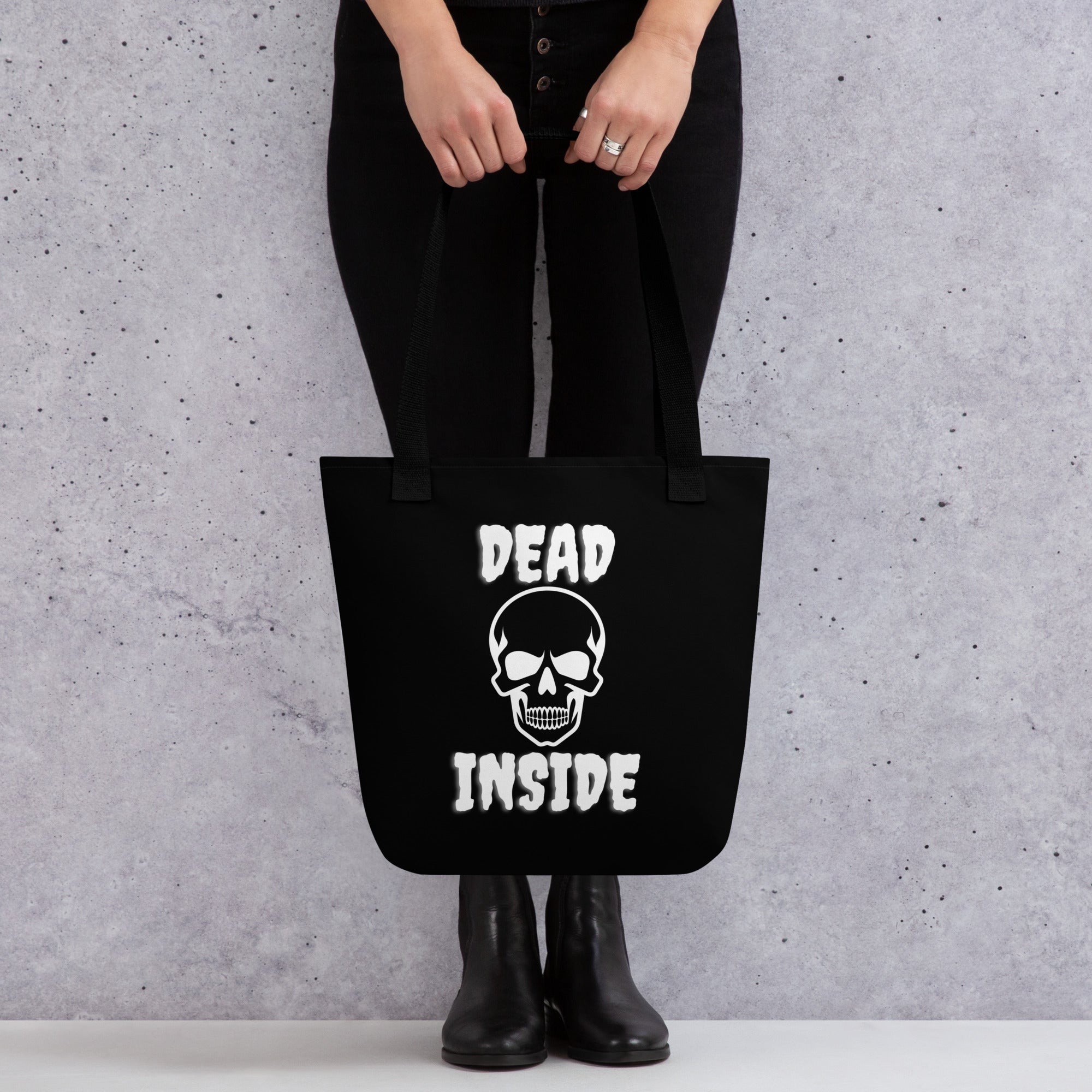 DEAD INSIDE TOTE BAG – SCAMP+TRAMP