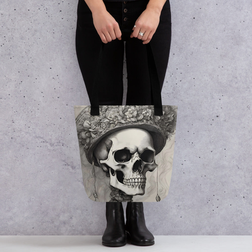SKELETON QUEEN TOTE BAG – SCAMP+TRAMP