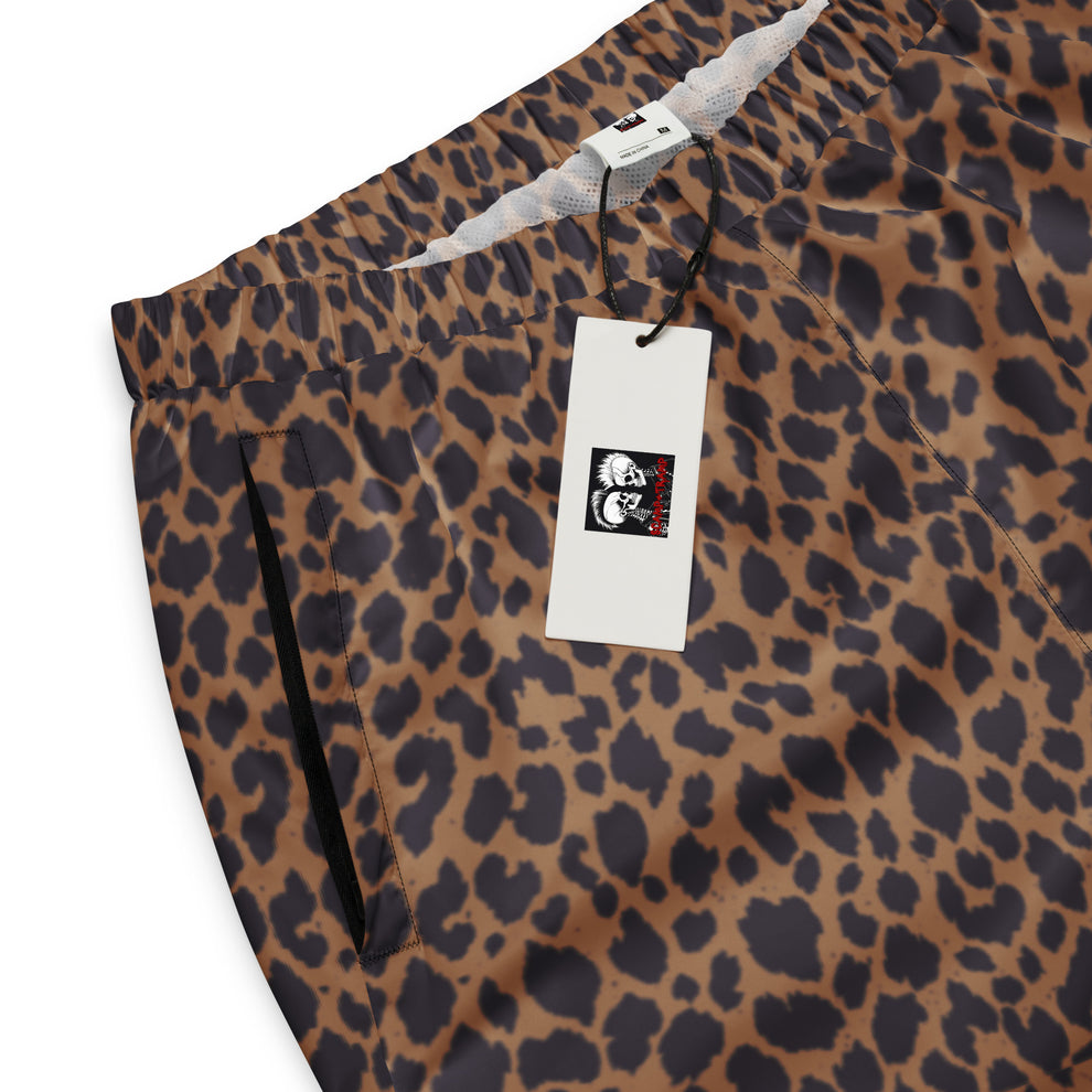 LEOPARD PRINT UNISEX TRACK PANTS – SCAMP+TRAMP