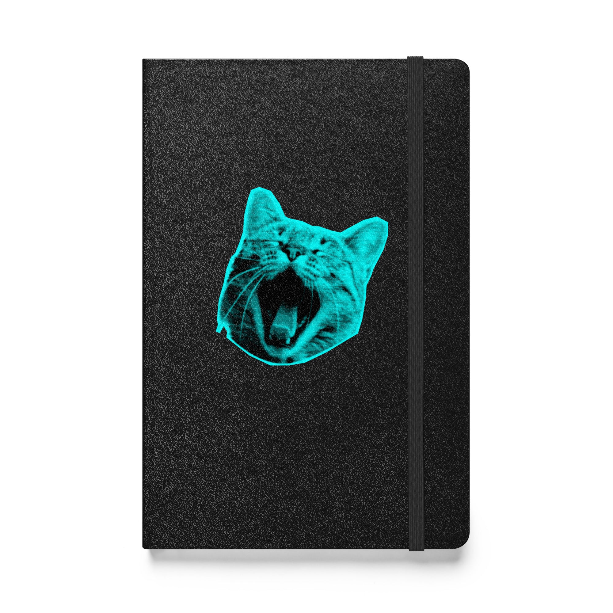 ELECTRIC BLUE CAT HARDCOVER BOUND NOTEBOOK – SCAMP+TRAMP