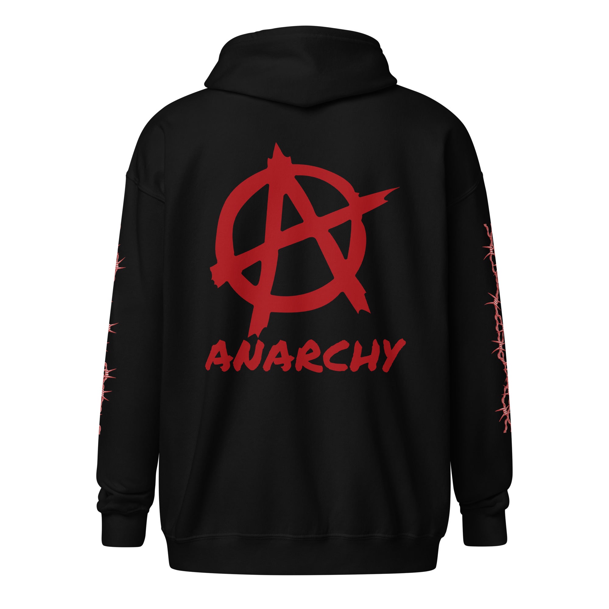 ANARCHY UNISEX ZIP HOODIE – SCAMP+TRAMP