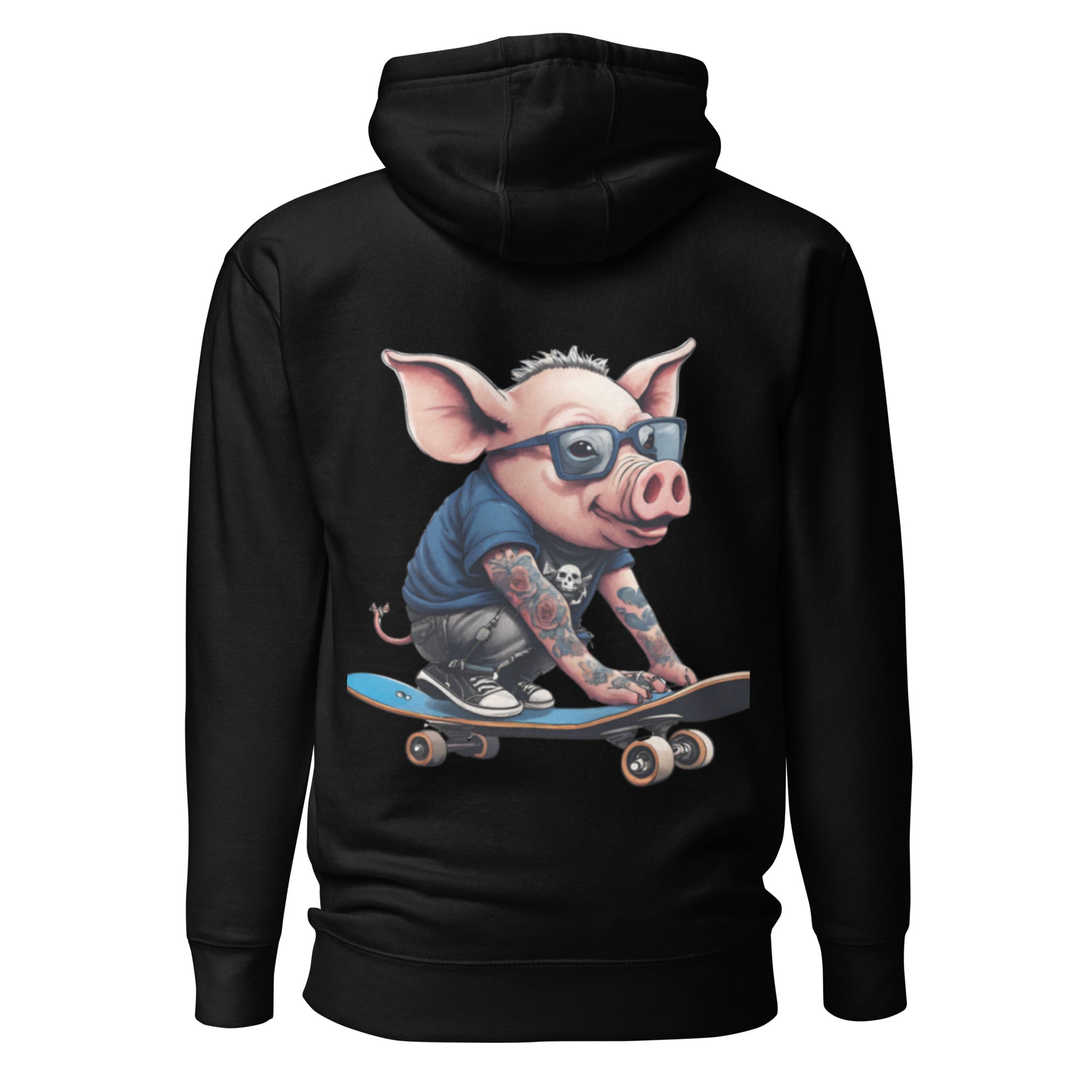 SKATER PUNK PIG HOODIE – SCAMP+TRAMP